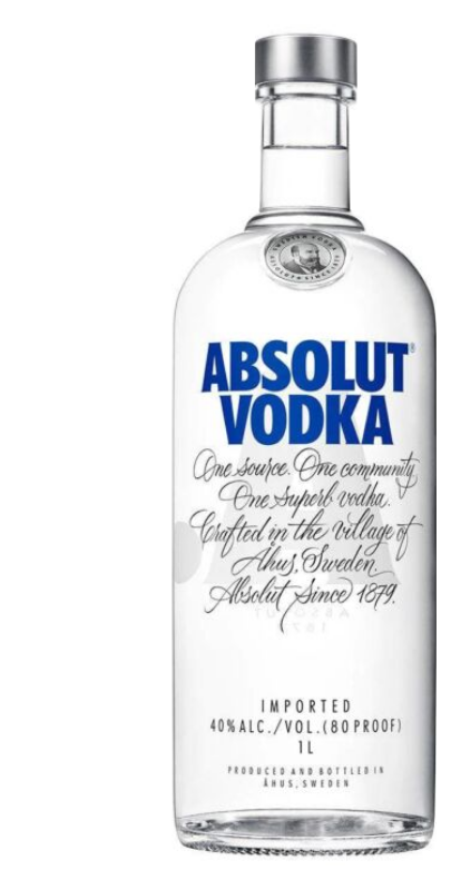 Absolute Vodka 1 Litre - Pair – GIMME Beverage Delivery